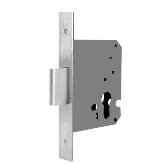 Mortise Dead Lock Satin Finish Steel