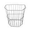 Use Me Dust Bin | Buy Onine Stainless steel wire dust bin for office &home